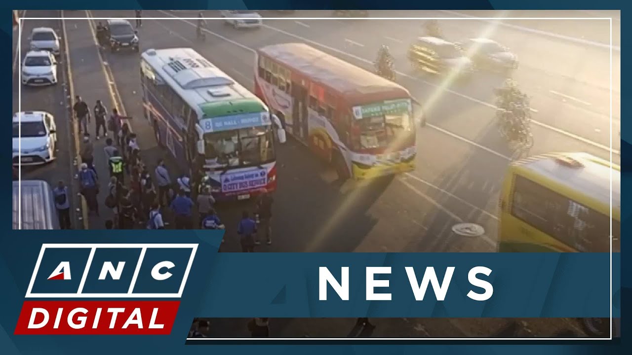Protests held to oppose PUV modernization program | ANC - YouTube