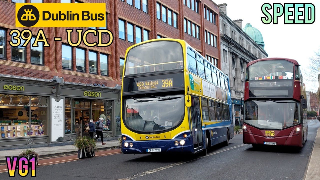 *Speed* Dublin Bus Ride #276: Wright Gemini 1 B9TL VG1, Route: 39A ...