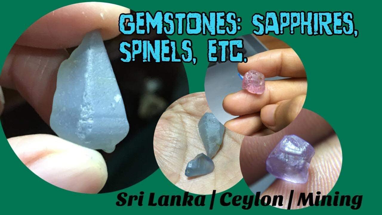 Sri Lanka Gems | Ceylon Natural Gemstones | Mining Finds Part 2 - YouTube