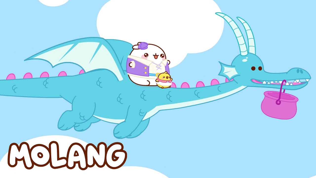 Knights And Dragon | Molang | Cartoons for Kids - YouTube