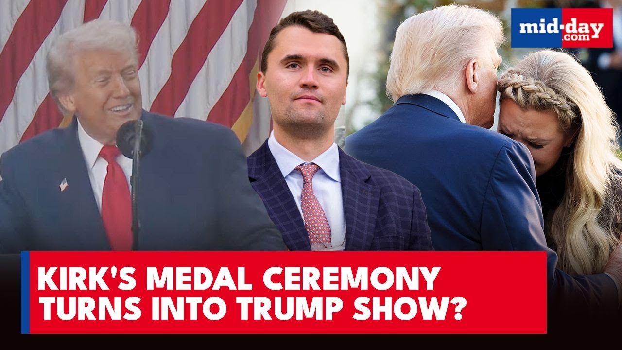 Medal of SELF-GLORY? Trump Honours Charlie Kirk with Medal of Freedom ...