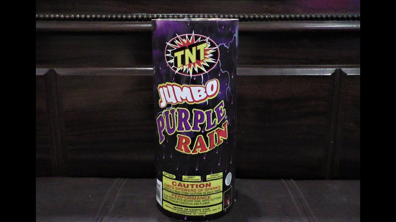 TNT Fireworks - Jumbo Purple Rain - YouTube