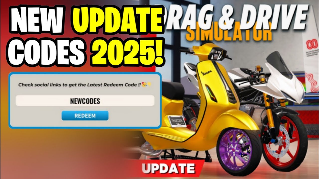*NEW* ALL WORKING CODES FOR DRAG DRIVE SIMULATOR IN AUGUST 2025! ROBLOX ...