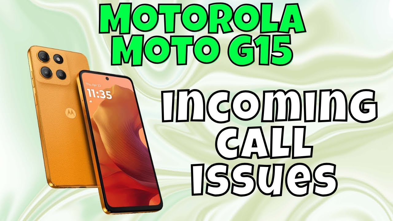Motorola Moto G15 Incoming Call Problem || How to solve the incoming ...