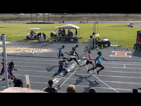 100 m dash- 11.12 - YouTube