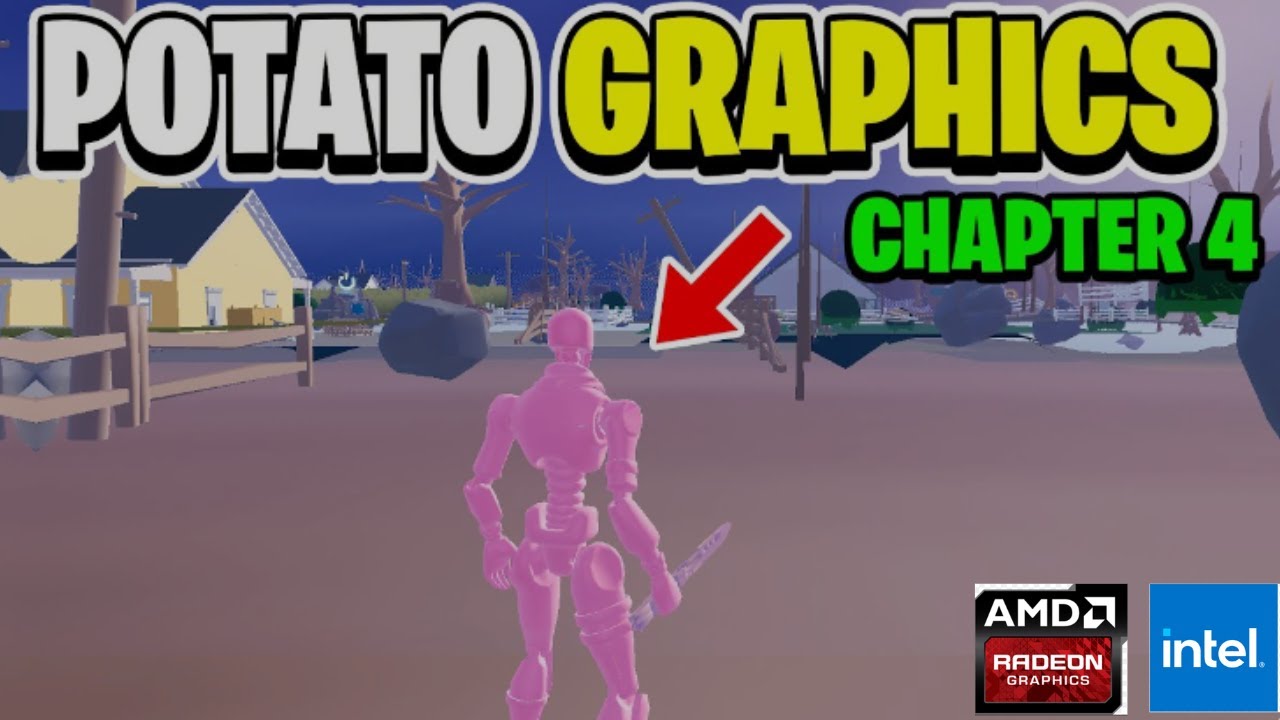 How To Get Potato Graphics In Fortnite Chapter 5 (INTEL/AMD/NVIDiA ...