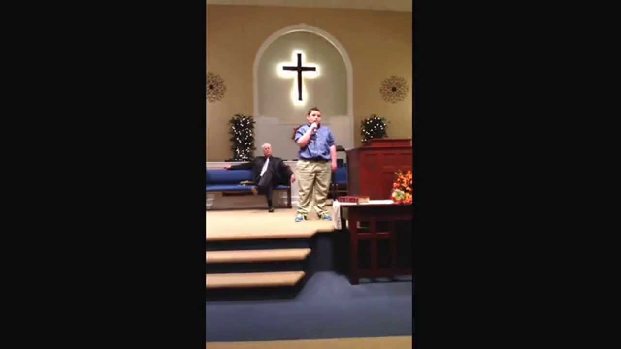 Caleb Cox sings "Amazing Love" by The Newsboys:) - YouTube