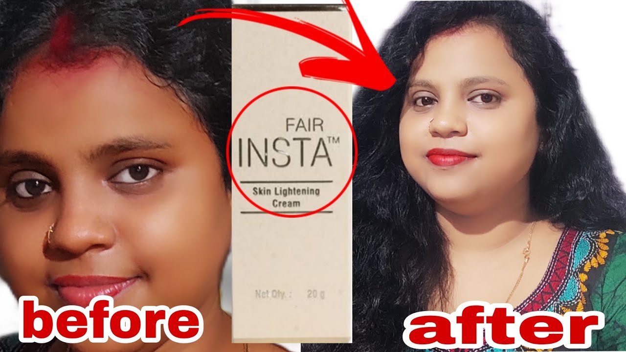 Fair insta skin lightening cream review || style with me || - YouTube