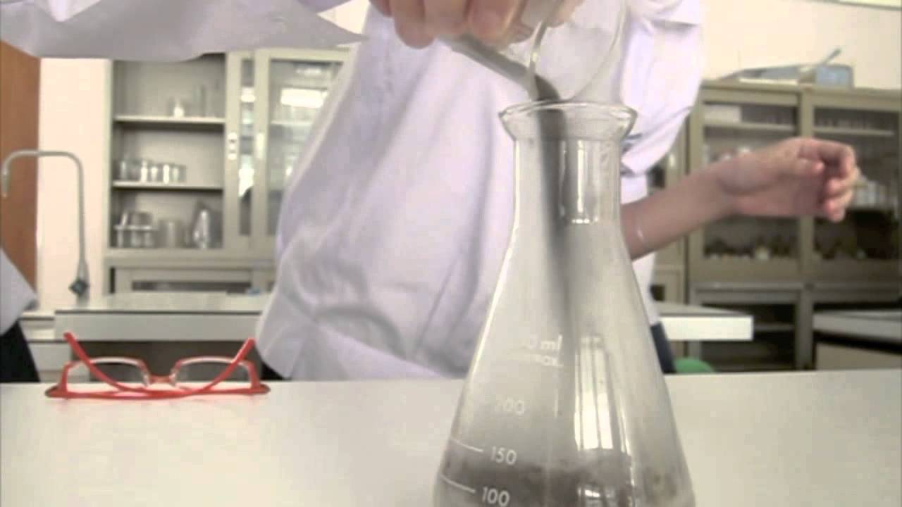Decomposition Chemical Reaction Lab - YouTube
