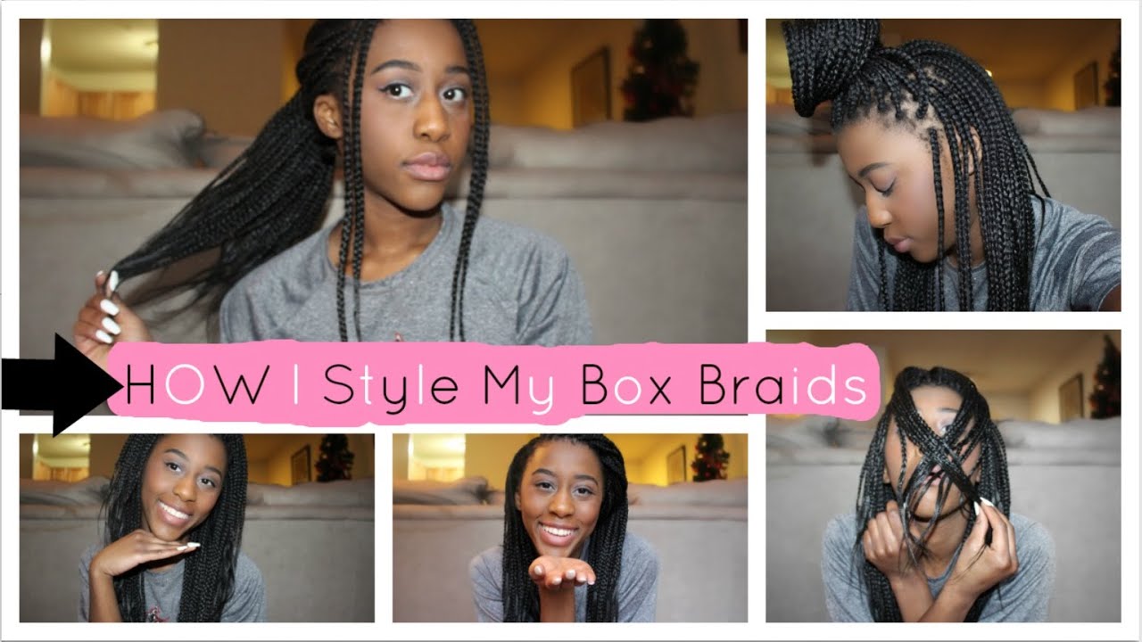 Quick and Easy Box Braids Hairstyles - YouTube