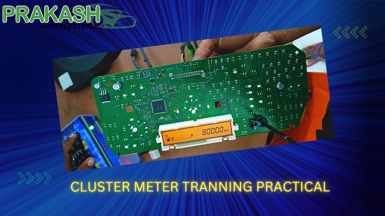 CLUSTER METER PRACTICE ECM COURSE - YouTube