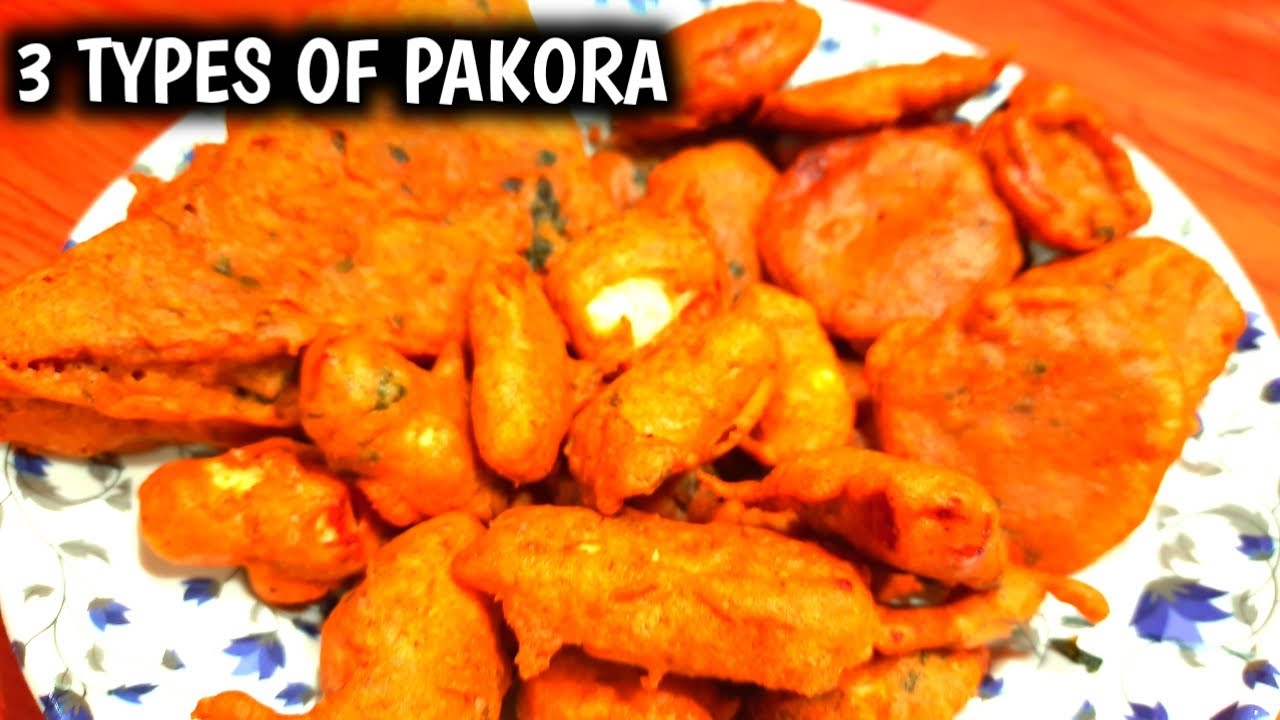 ब्रैड पकोडो के संग मनाये होली के रंग/Holi special 3 Types of pakore by ...