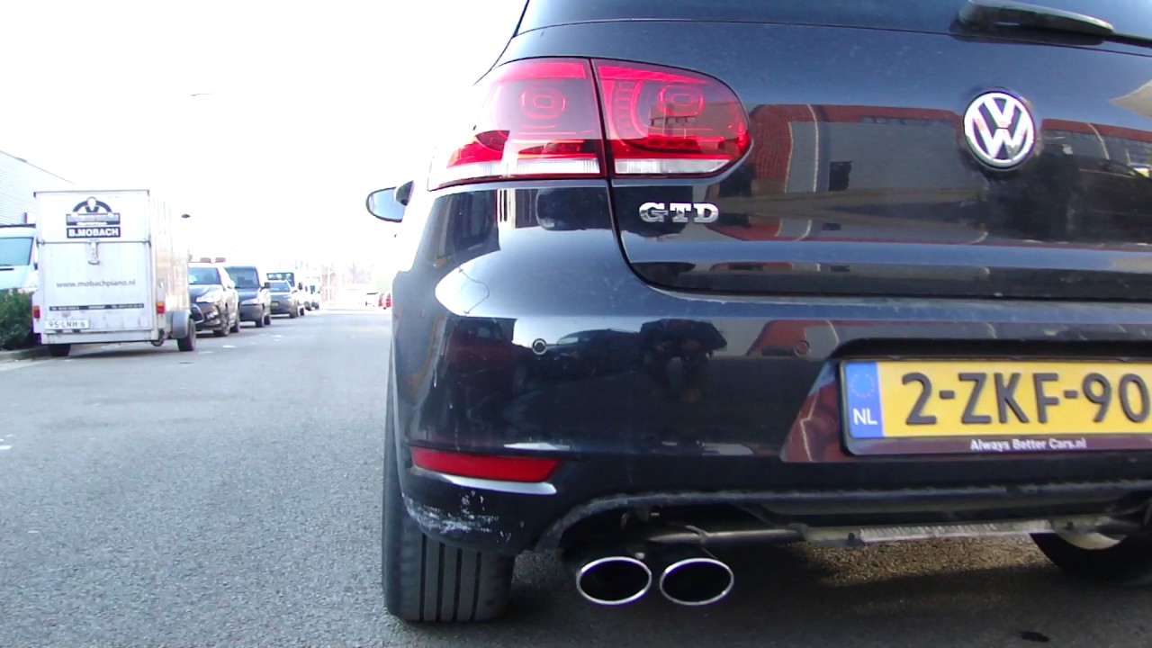 vw GOLF 6 GTD R DUPLEX EXHAUST SYSTEM SPORTUITLAAT UITLAAT by www ...