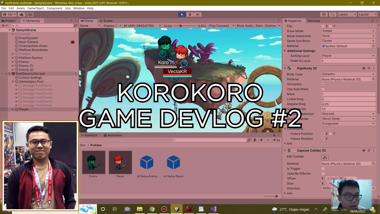 Devlog 2 (Technical View) - Korokoro NFT Game Development of Multiverse Outbreak - YouTube