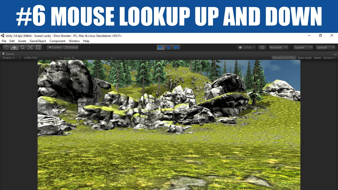 FPS Mouse Movement Up And Down In Unity 3d # 6 | FPS Shooter Game In ...