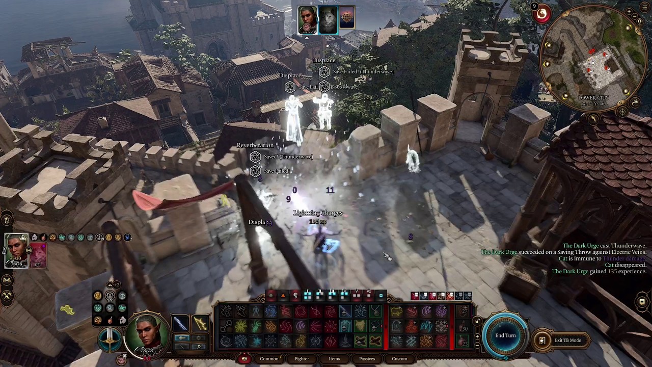 BG3 Lure & Blow off Cazador's Guards from the Tower Top (Solo ...