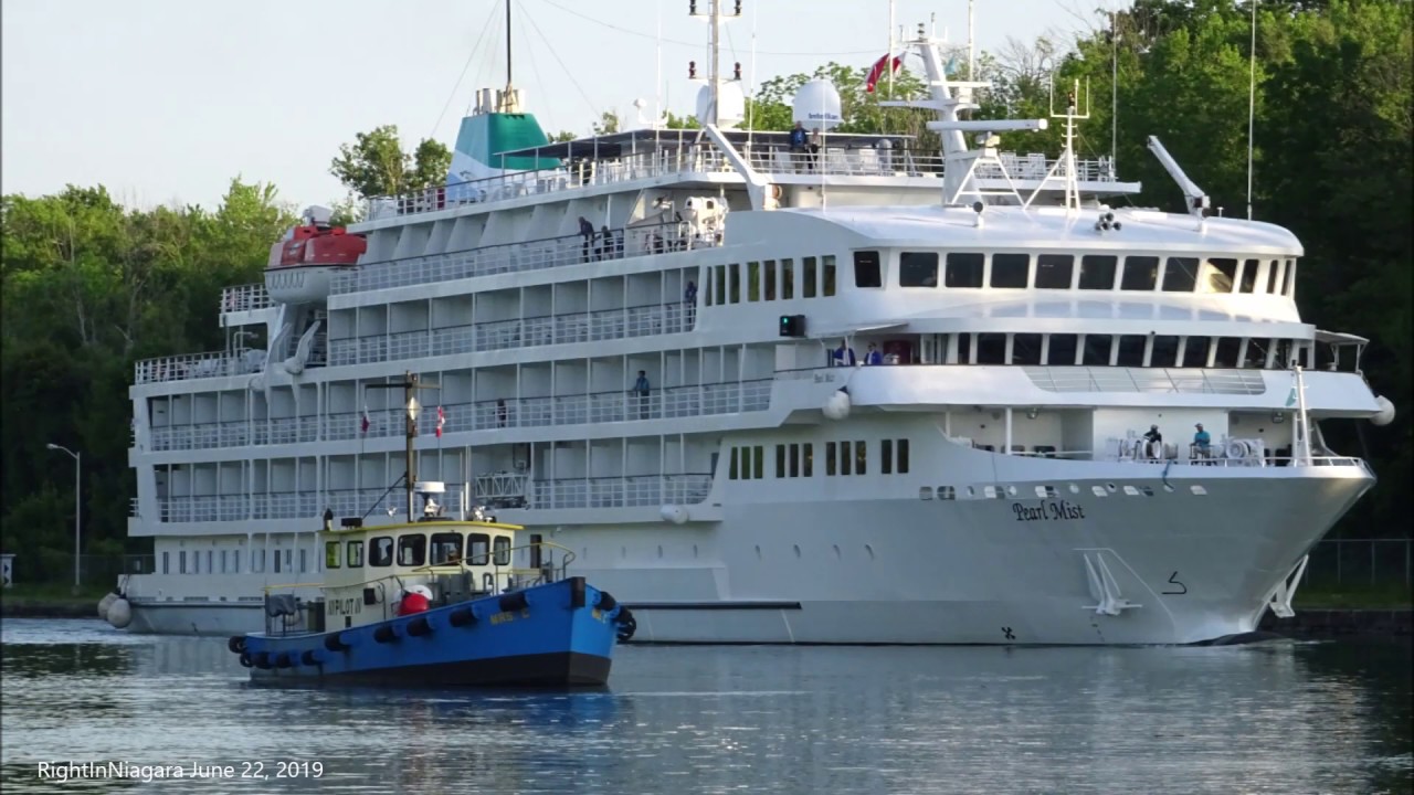 Cruise ship PEARL MIST at Lock 1, Welland Canal (2019) - YouTube