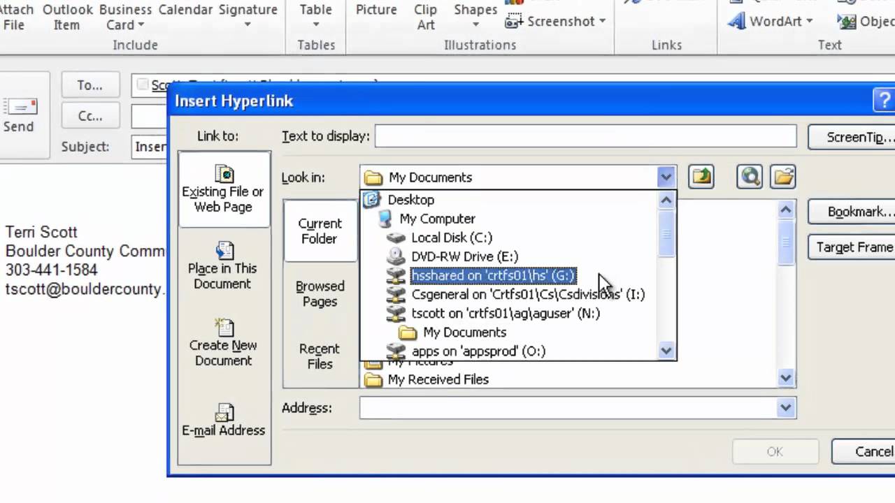 How to add a hyperlink to an email signature in outlook - dawera