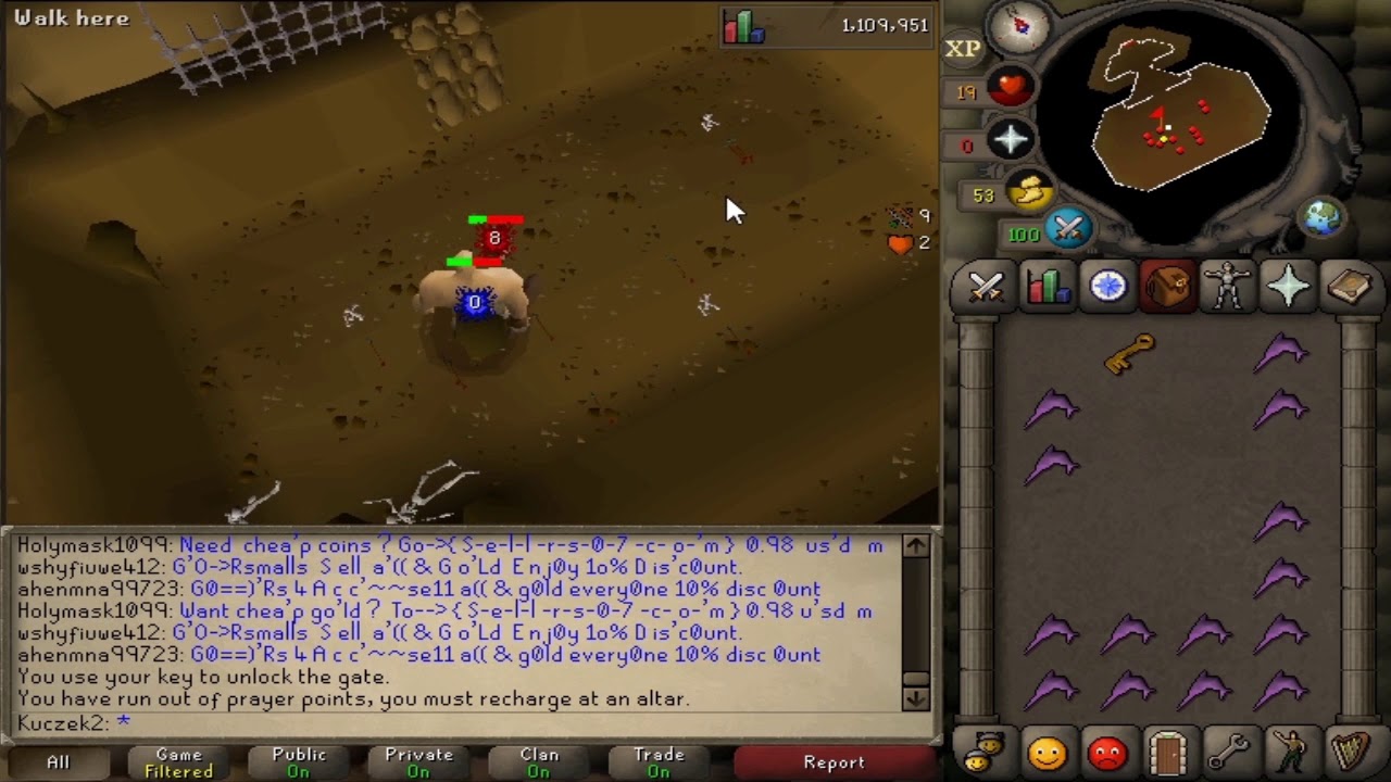 46 combat pure Obor killing Old School Runescape - YouTube