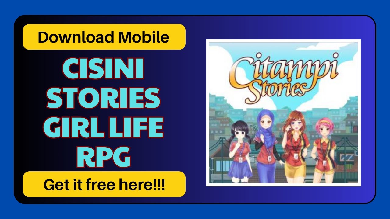 Cisini Stories Girl Life RPG Mobile for iOS & Android 2024! - YouTube