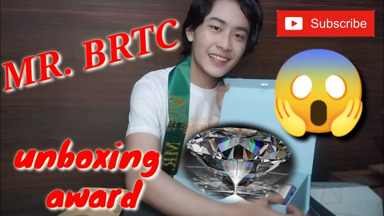 MR.BRTC UNBOXING AWARD|RED GALMAN - YouTube