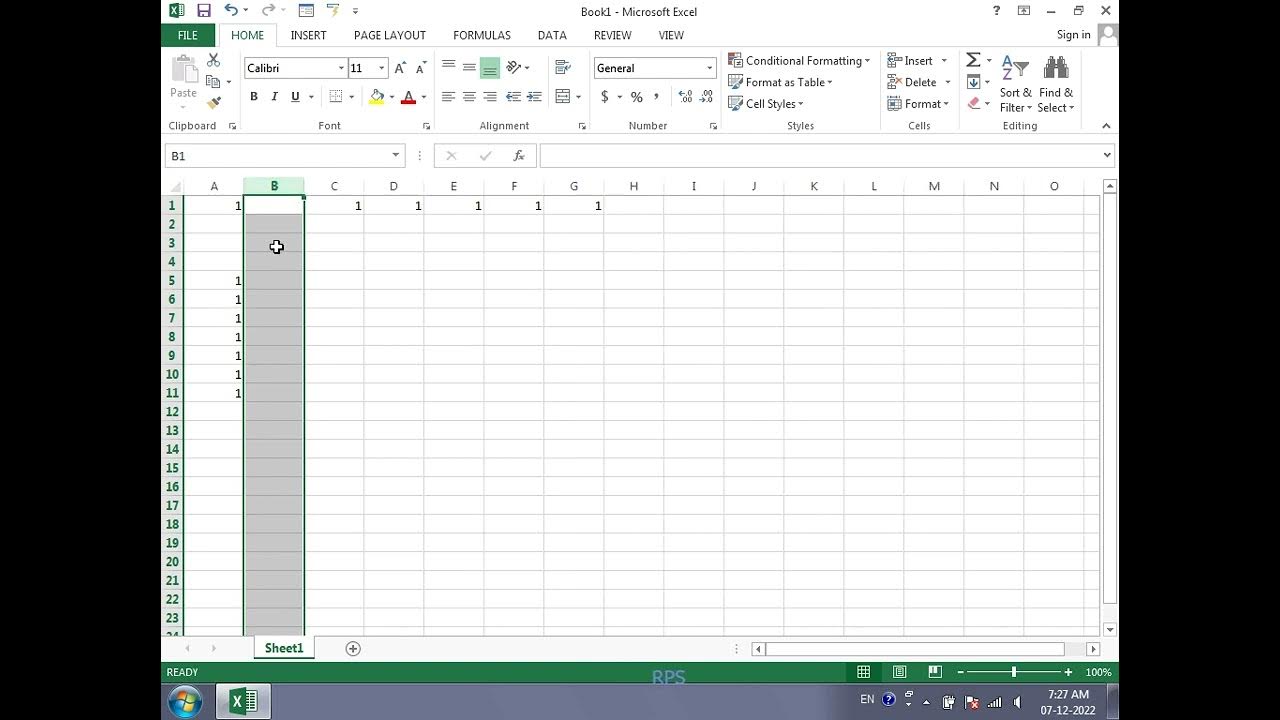 Describe operations inserting, removing and resizing of columns and ...