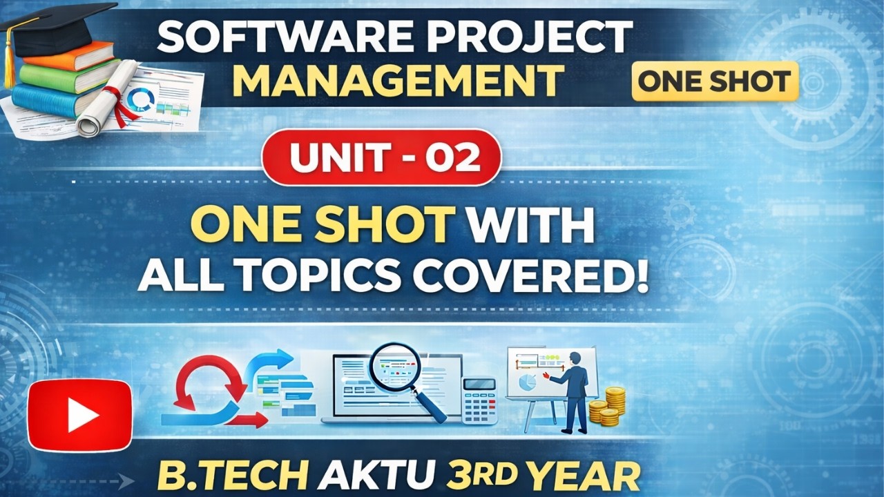 Software Project Management | Unit-02 | One Shot | B.Tech Aktu 3rd year ...