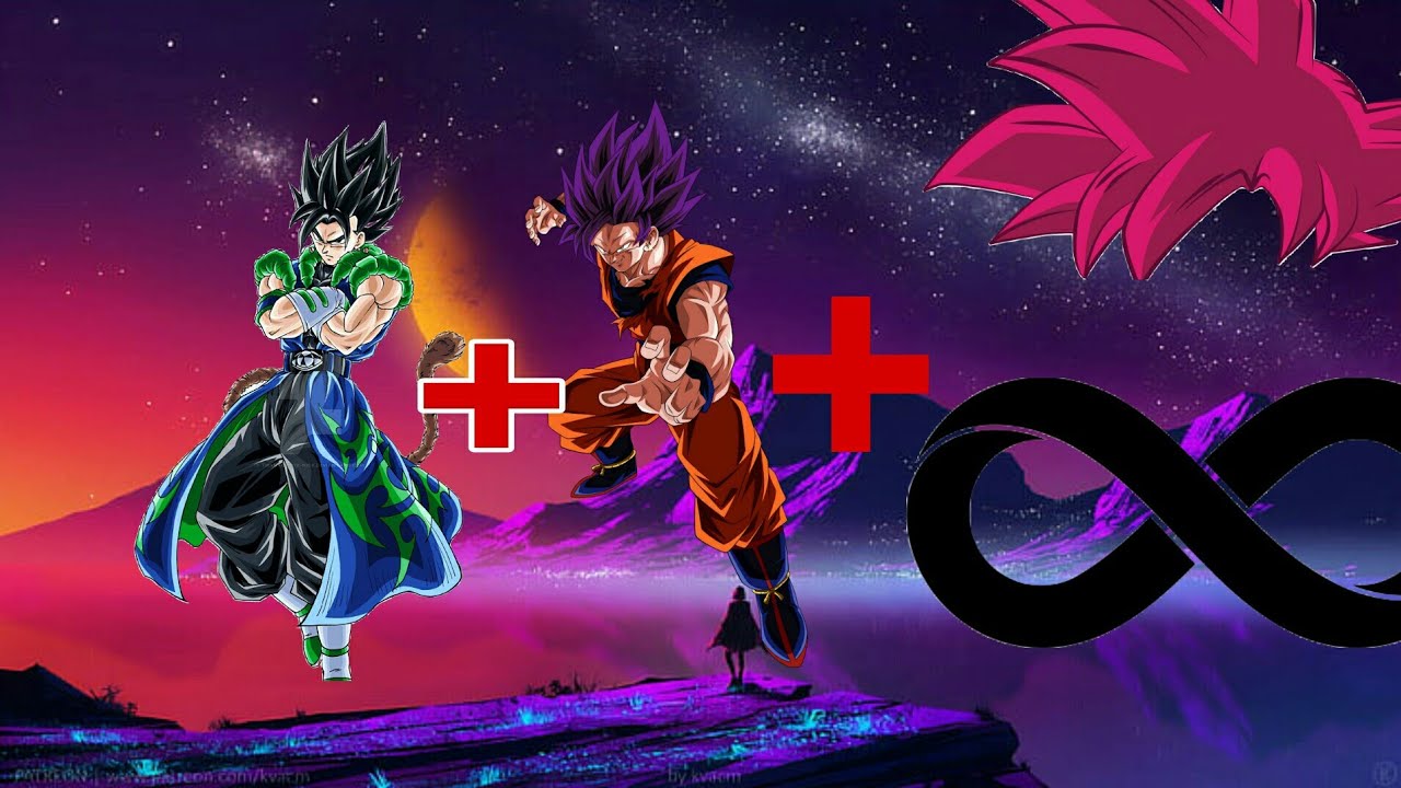 gogito + infinity +ssj god +ssj purple vs all #viral - YouTube