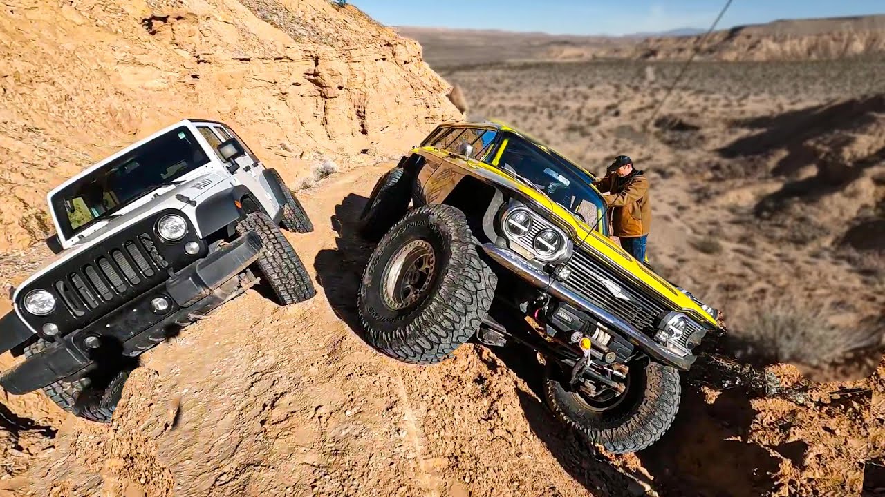 The WORST Place To Get Stuck Ever! Driving On Cliffs Edge - YouTube