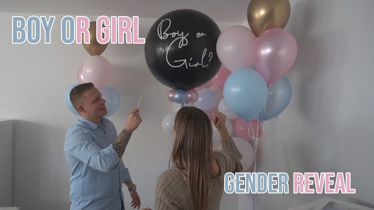 MÄDCHEN ODER JUNGE 💙💗 ? Gender Reveal Party von unserem Baby ...