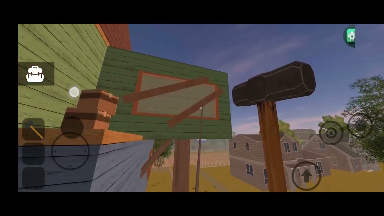 Jugando otra ves la beta 10.00 de angry neighbor - YouTube