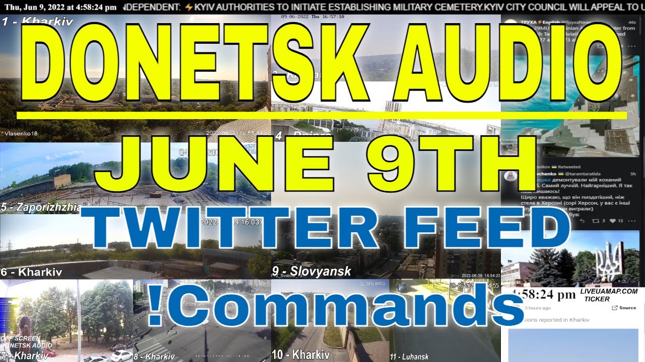 LIVE 24/7 - UKRAINE MULTI-CAMS - Kharkiv/Donetsk/Dnipro/Kramatorsk ...
