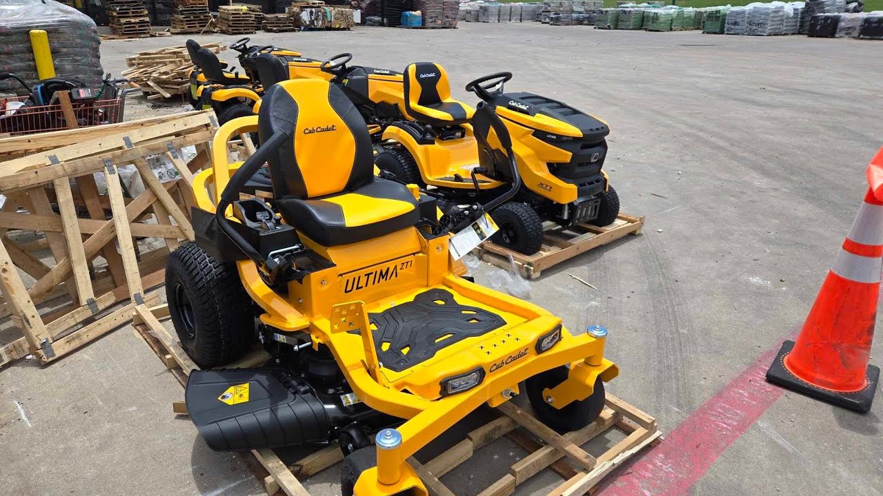 Cub Cadet Crate Removal - Assembly Work - YouTube