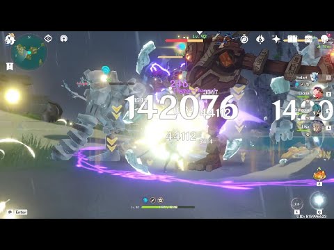 Eula Team vs 4 Ruin Guards - F2P Genshin Impact - YouTube