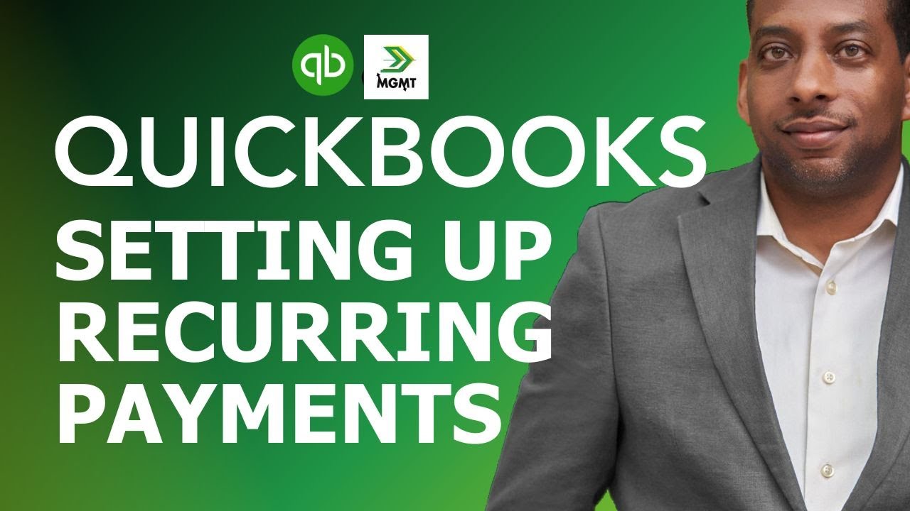 Precise MGMT QuickBooks Minute - How To Set Up Recurring Payments on QuickBooks Online - YouTube
