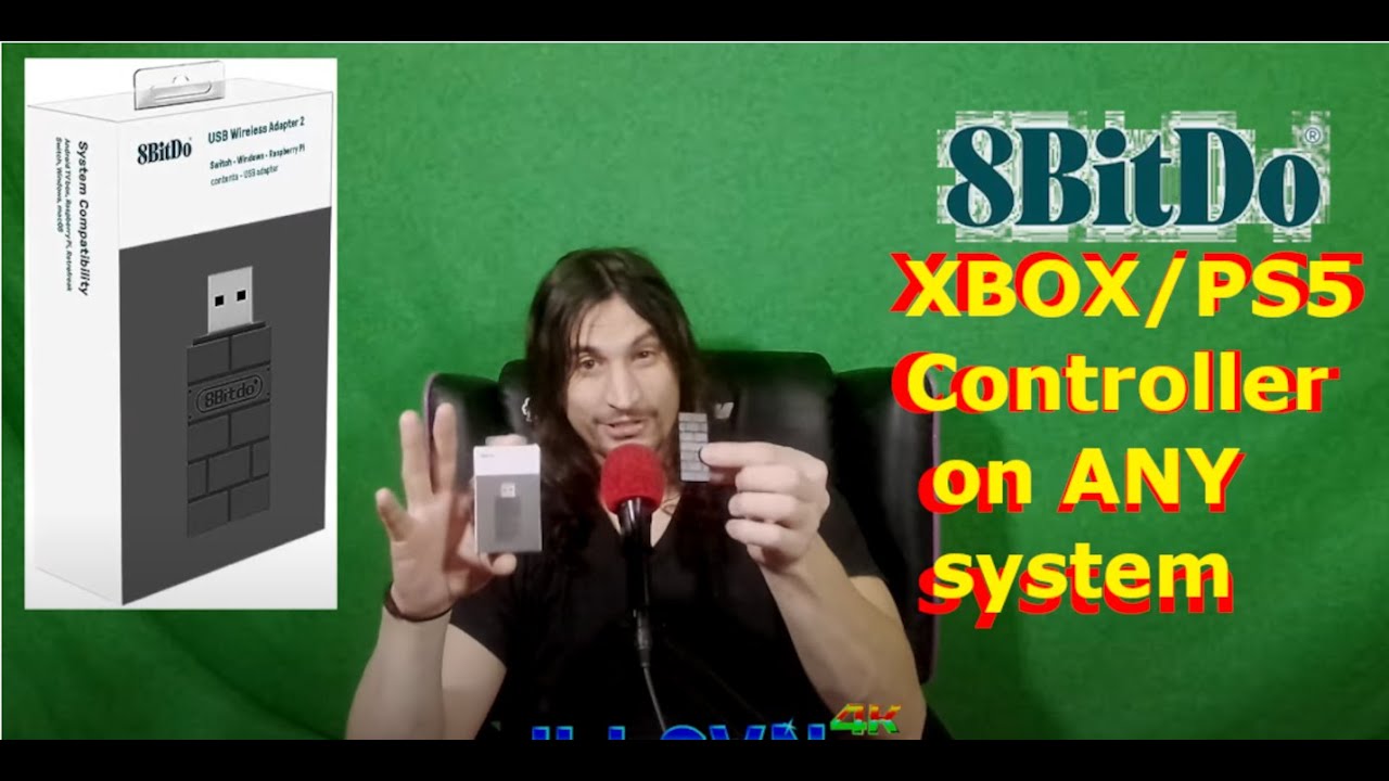 8Bitdo Wireless USB Adapter 2 Review + Live Test with PS5 Controller on ...