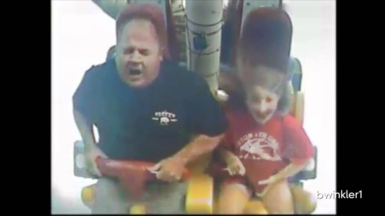 Video of Dad Freaking Out On Amusement Park Ride Goes Viral - YouTube