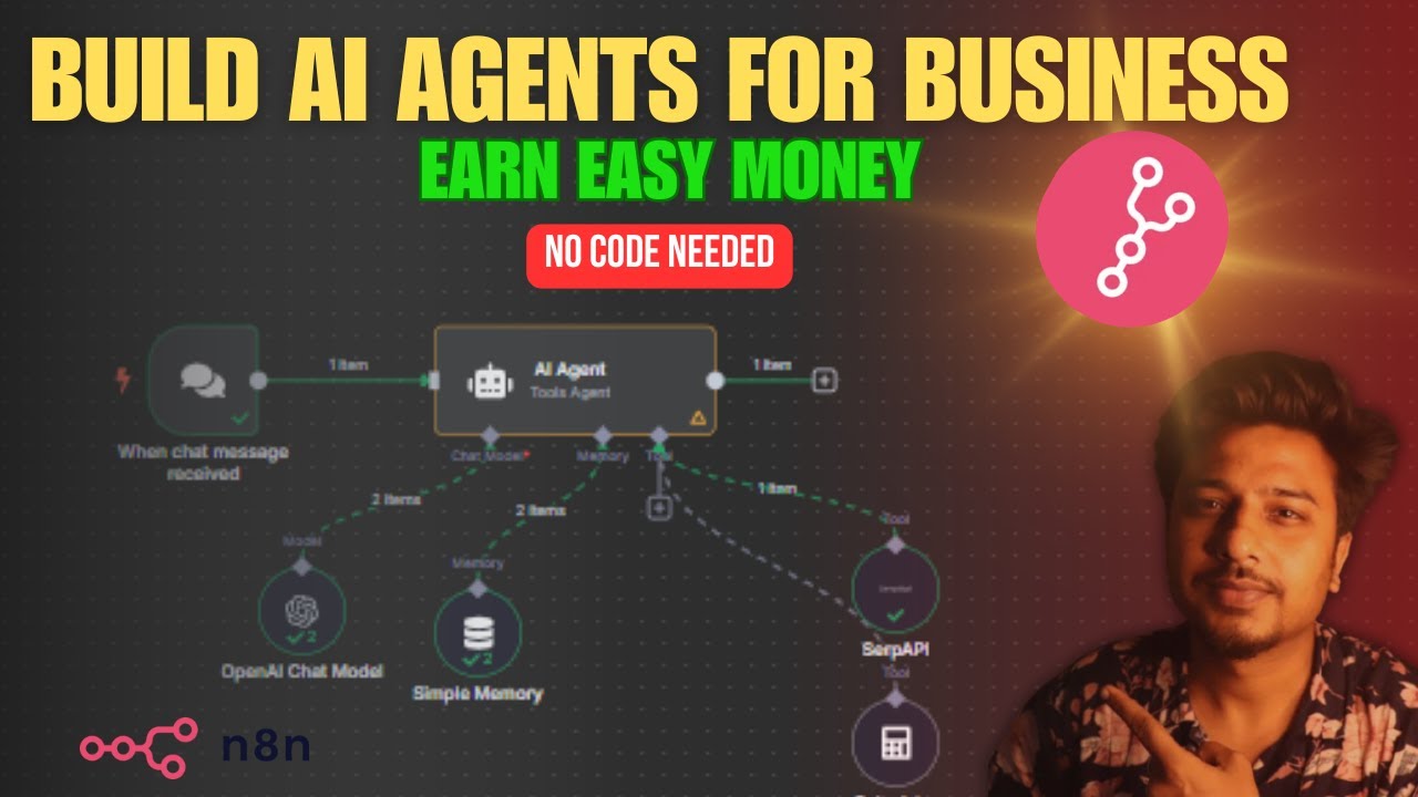 Build Your First AI Agent From Scratch | n8n No Code Tutorial - YouTube
