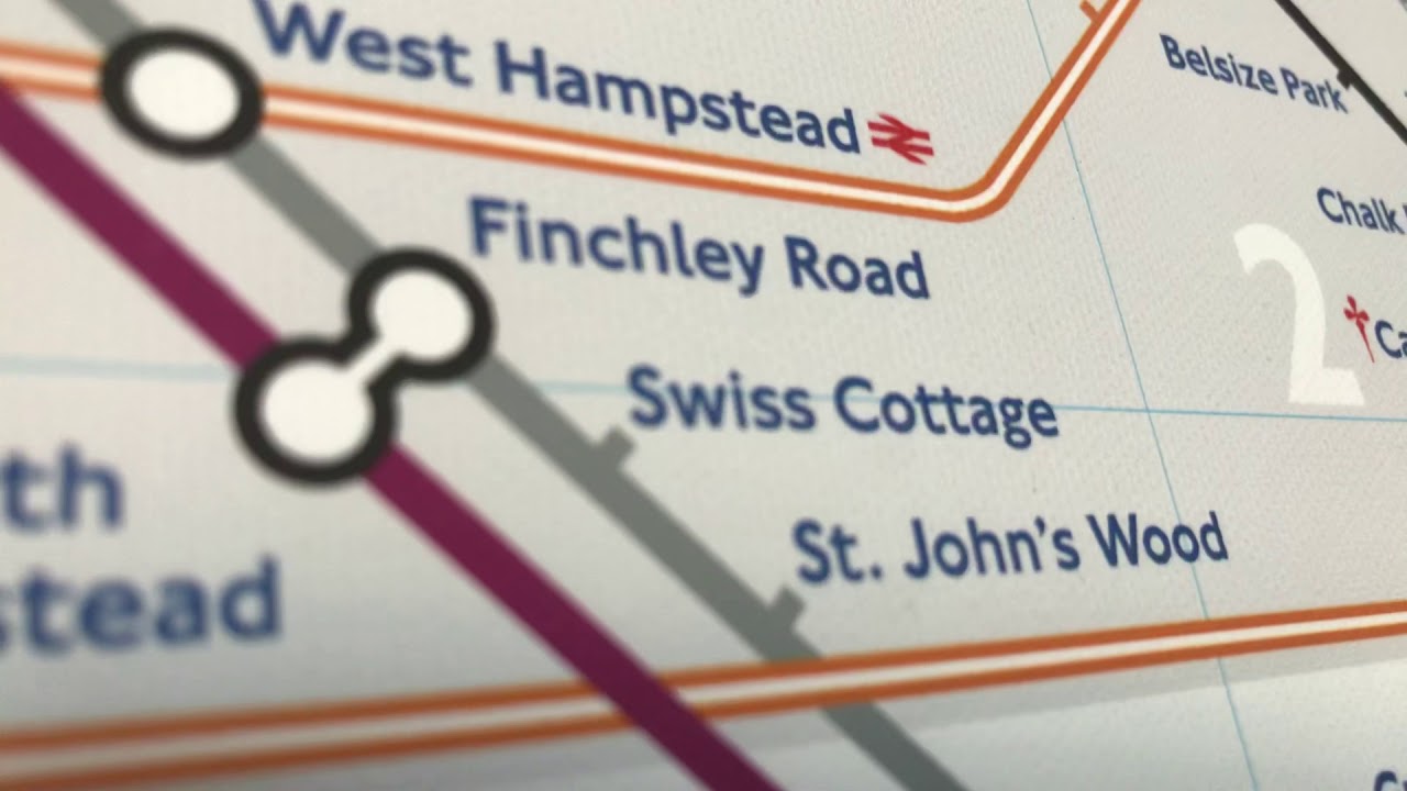 Tube map Swiss Cottage - YouTube