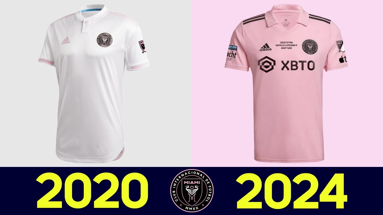 The Evolution of Inter Miami Kit 2023-24 | All Inter Miami Jerseys in ...