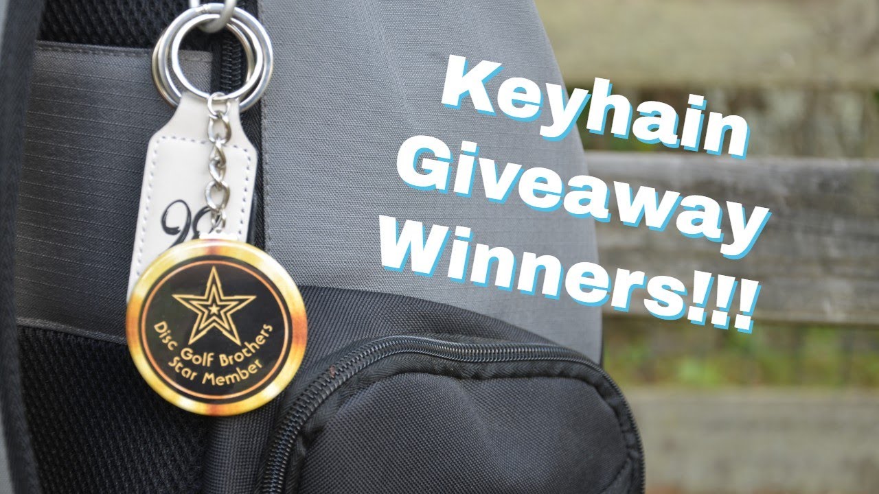 Keychain Giveaway Winners!!! - YouTube