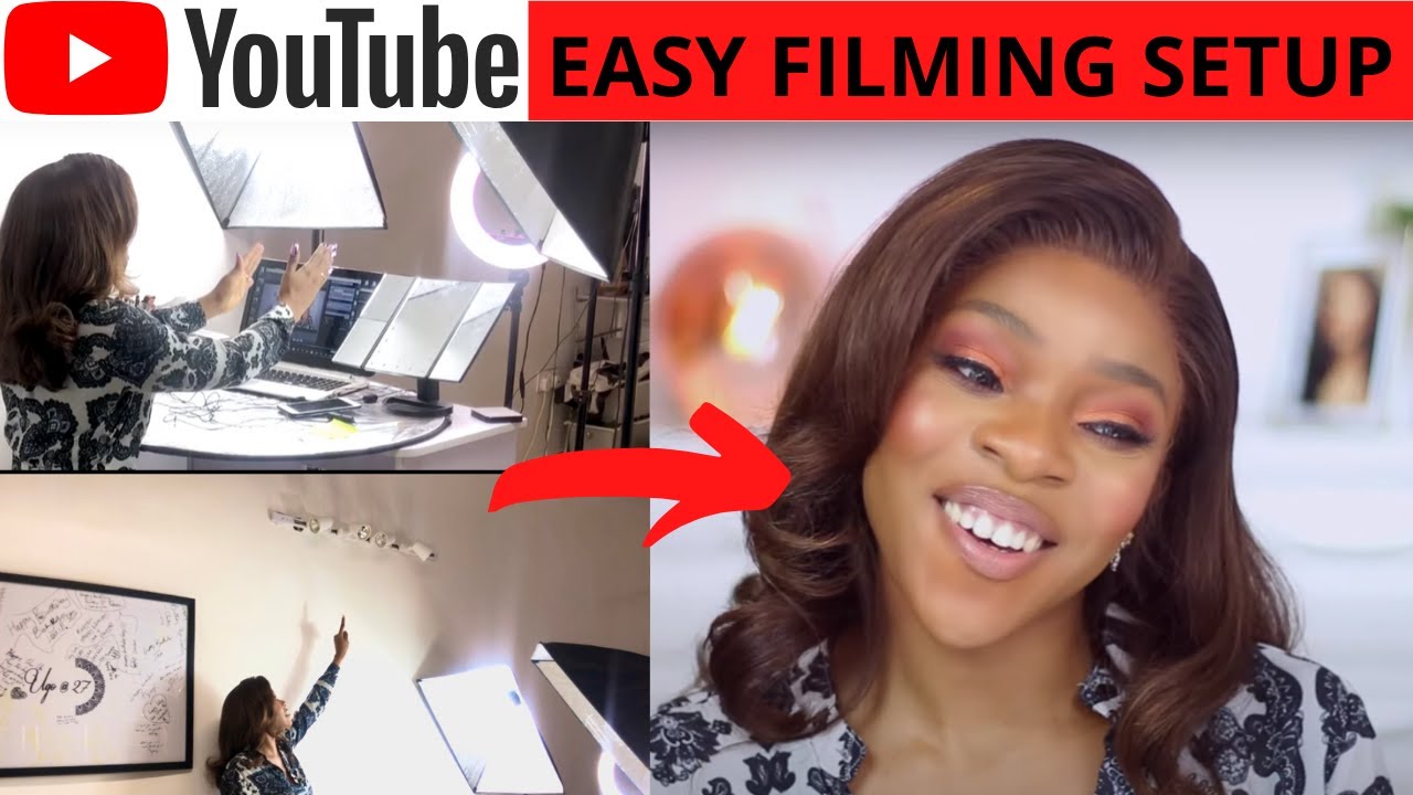 THE BEST AND SIMPLE YOUTUBE FILMING SETUP FOR BEAUTY VIDEOS | SPACE ...
