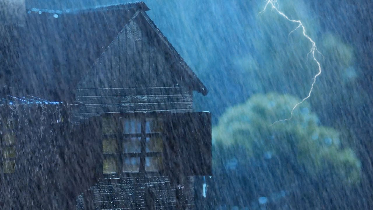 Relaxing Rain Sounds for Sleeping, Studying, Relaxing | Night Rainstorm ...