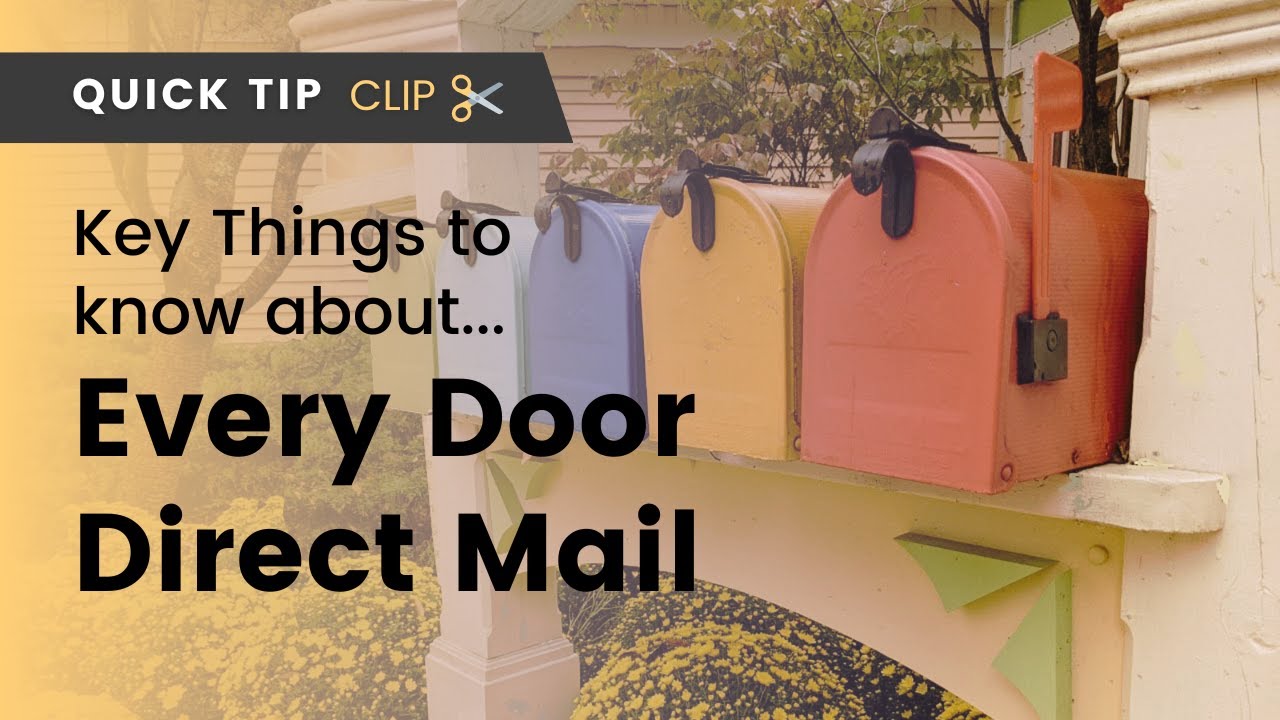 QUICK TIP - What you Need to Know about Every Door Direct Mail ...