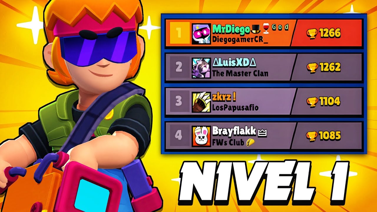 Buster TOP 1 DE MEXICO NIVEL 1 🇲🇽 Primeros Dias De La TEMPORADA | Brawl ...