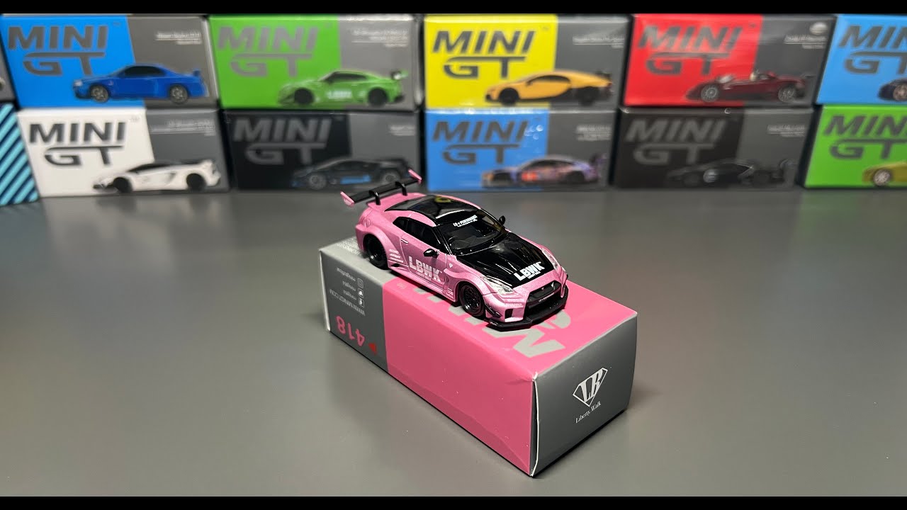 Unbox: Mini GT - NISSAN GT-R (Passion Pink) - 1/64 #minigt #diecast # ...