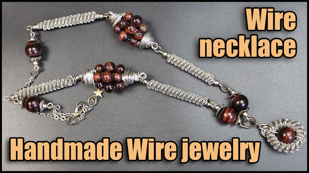 Handmade Wire jewelry necklace - wire jewelry Valeriy Vorobev. DIY ...