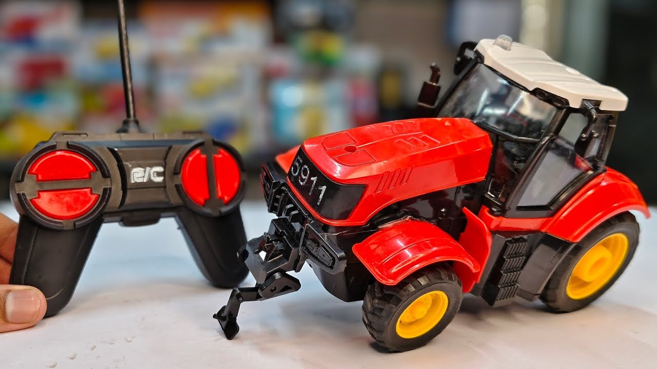 "Cool Remote Control Tractor Unboxing | RC Tractor Testing 🚜🚜" - YouTube
