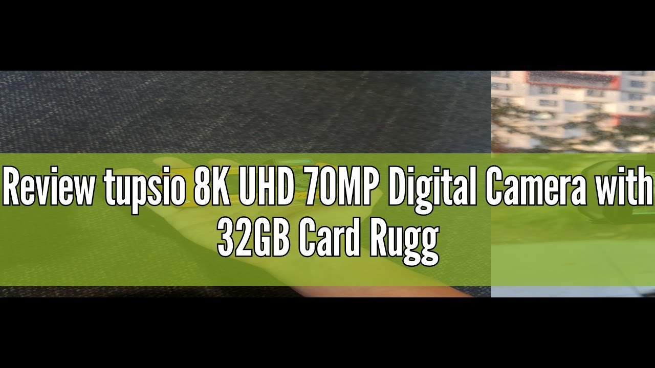 Review tupsio 8K UHD 70MP Digital Camera with 32GB Card Rugged ...