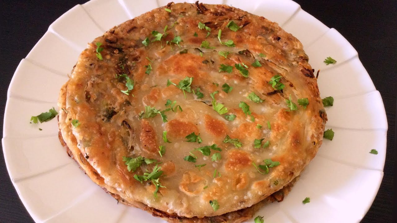 ONION CHILLI PARATHA SUPER EASY & DELICIOUS ONION PARATHA RECIPE BY ...